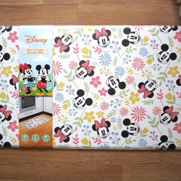 Disney | Kitchen | Disney Mickey Mouse Minnie Flower Anti Fatigue ...